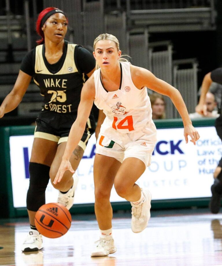 UM women return home to face Boston College, former Miami Country Day ...